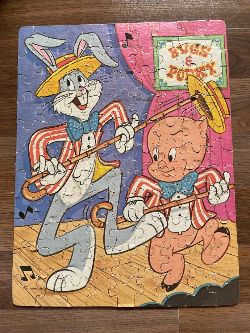 Bugs Bunny Jigsaw Puzzle 1977, Hobbies & Toys, Memorabilia ...
