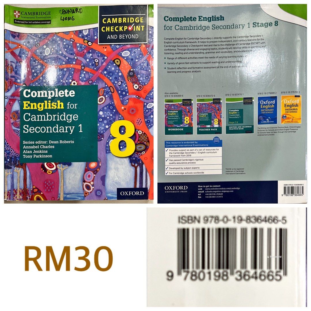 Cambridge English 8, Hobbies & Toys, Books & Magazines, Textbooks on ...