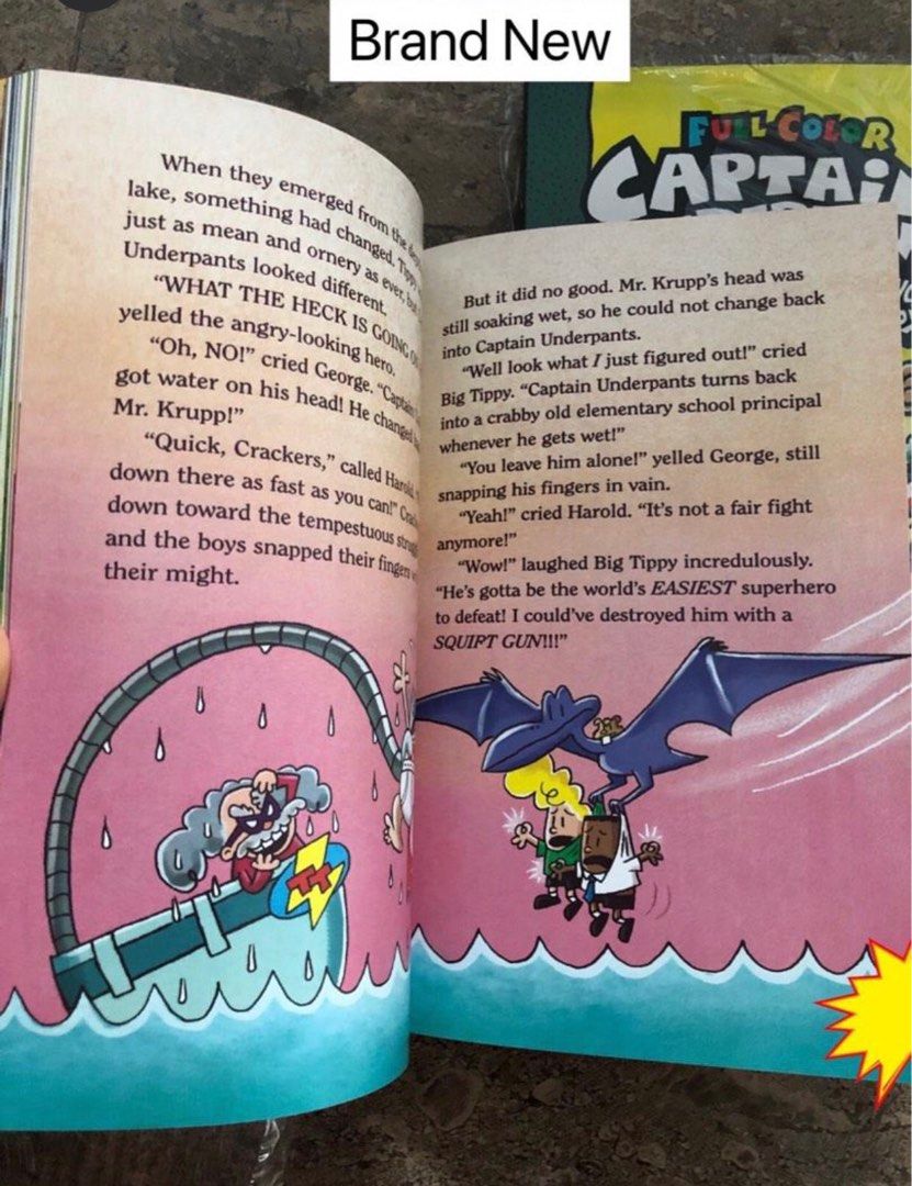 Captain underpants in full colour 9 books, Hobbies & Toys, Books ...