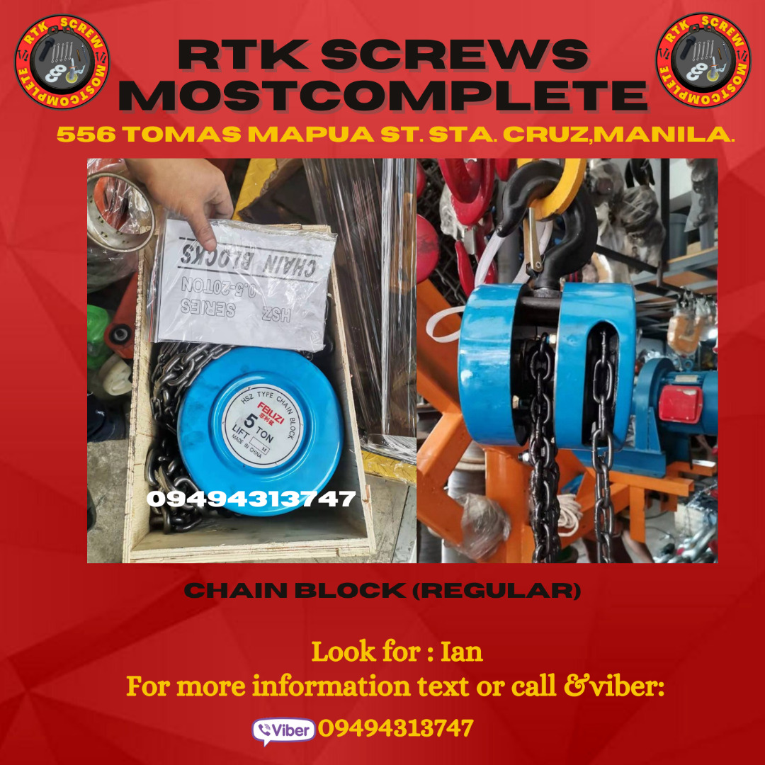 Chain Block (Regular)1 Ton x 2.2 Meters, Commercial & Industrial ...