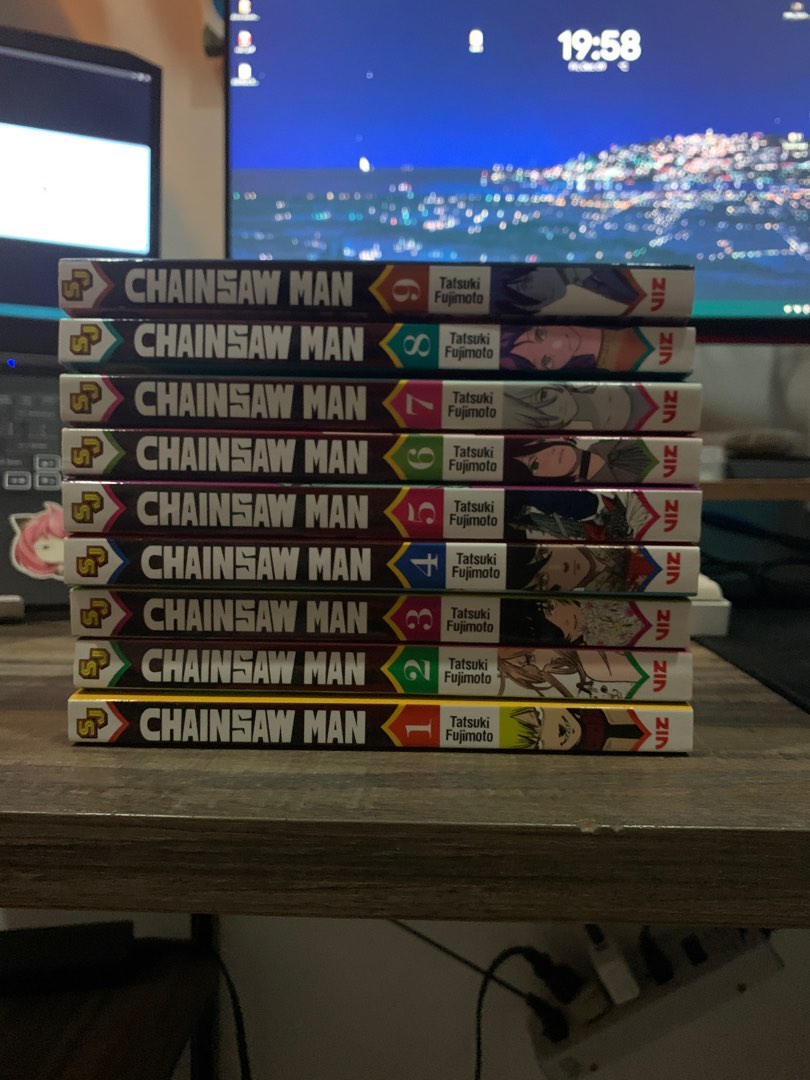 Chainsawman Volumes 1-9, Hobbies & Toys, Books & Magazines, Comics & Manga on Carousell