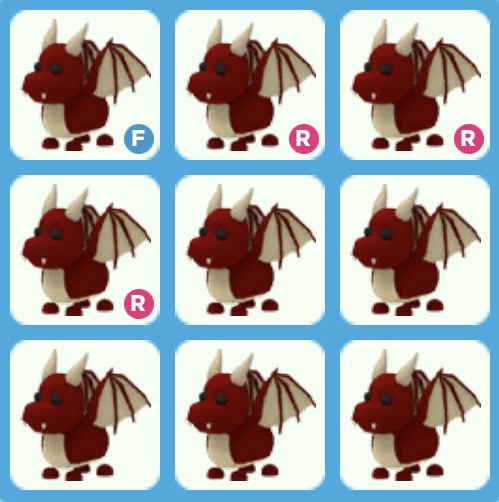 CHEAPEST adopt me dragon normal, Video Gaming, Gaming Accessories, In ...