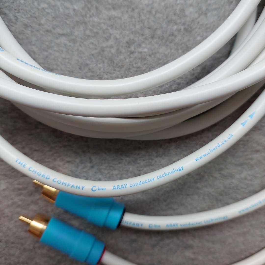 Chord Company C-line RCA cable 2M, Audio, Other Audio Equipment on ...