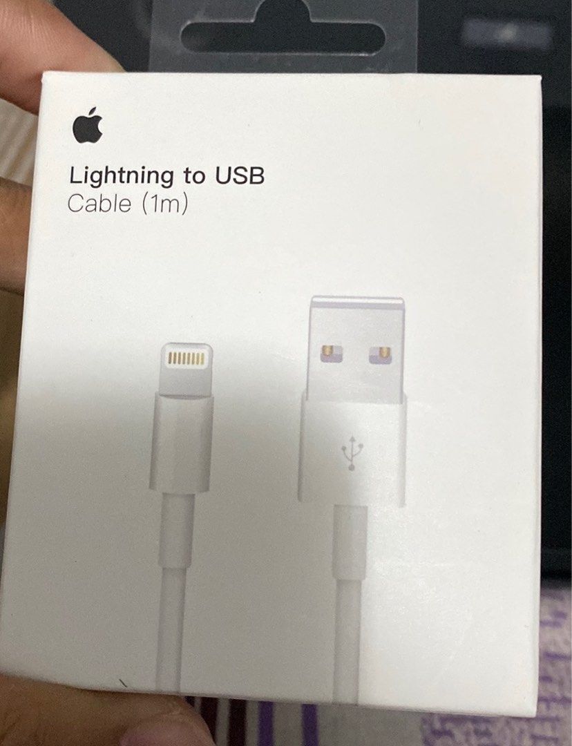 Iphone charger Chord Lightning to USB, Mobile Phones & Gadgets, Mobile ...