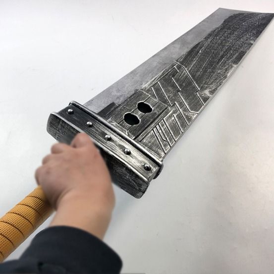 Cloud Strife's Remake Buster Sword Final Fantasy VII PU Foam Replica ...