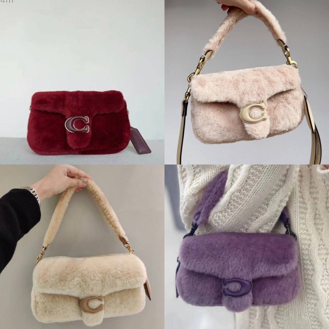 Coach Tabby Shearling, Women's Fashion, Bags & Wallets, Shoulder Bags ...