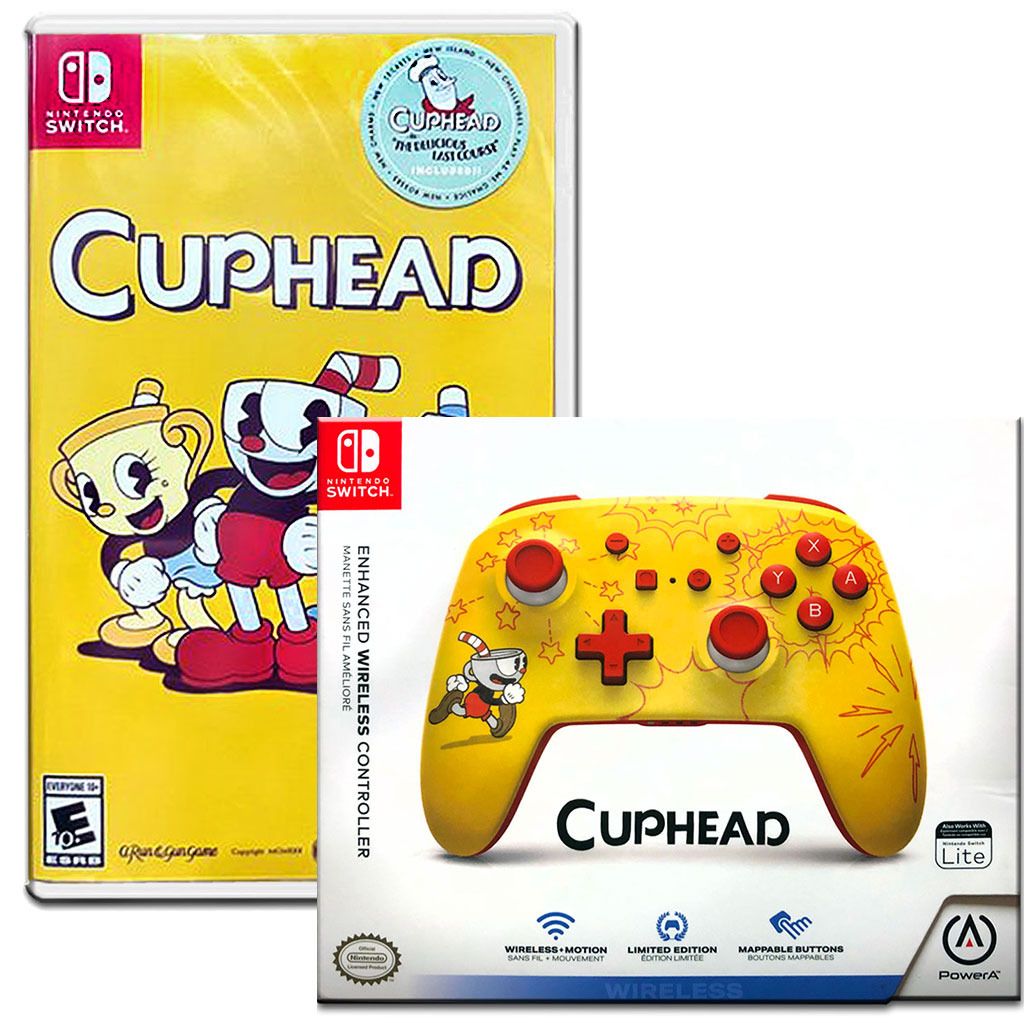 CupHead + Switch Wireless Pro Controller, Video Gaming, Video Games ...