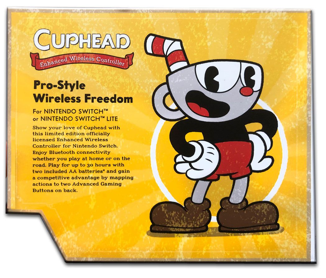 CupHead + Switch Wireless Pro Controller, Video Gaming, Video Games ...