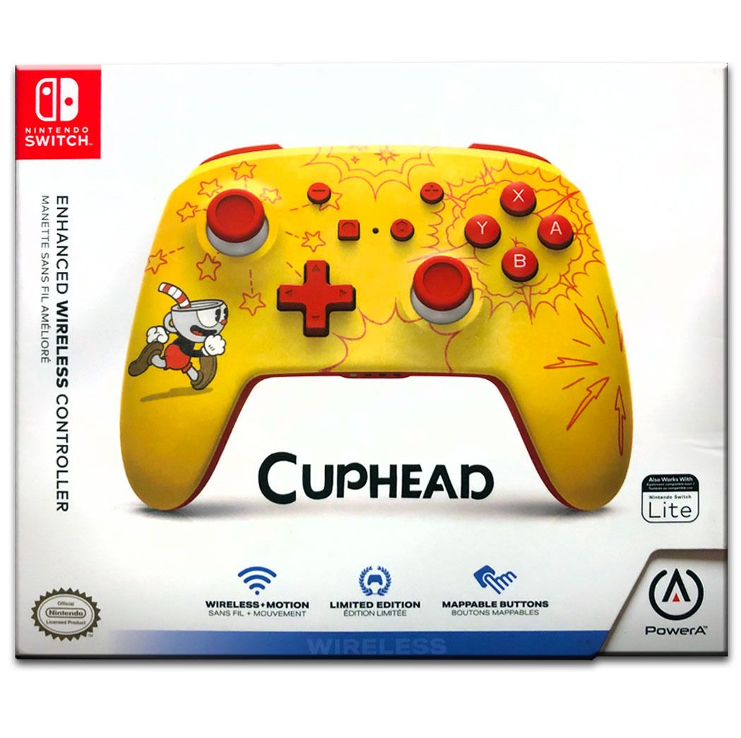 CupHead + Switch Wireless Pro Controller, Video Gaming, Video Games ...