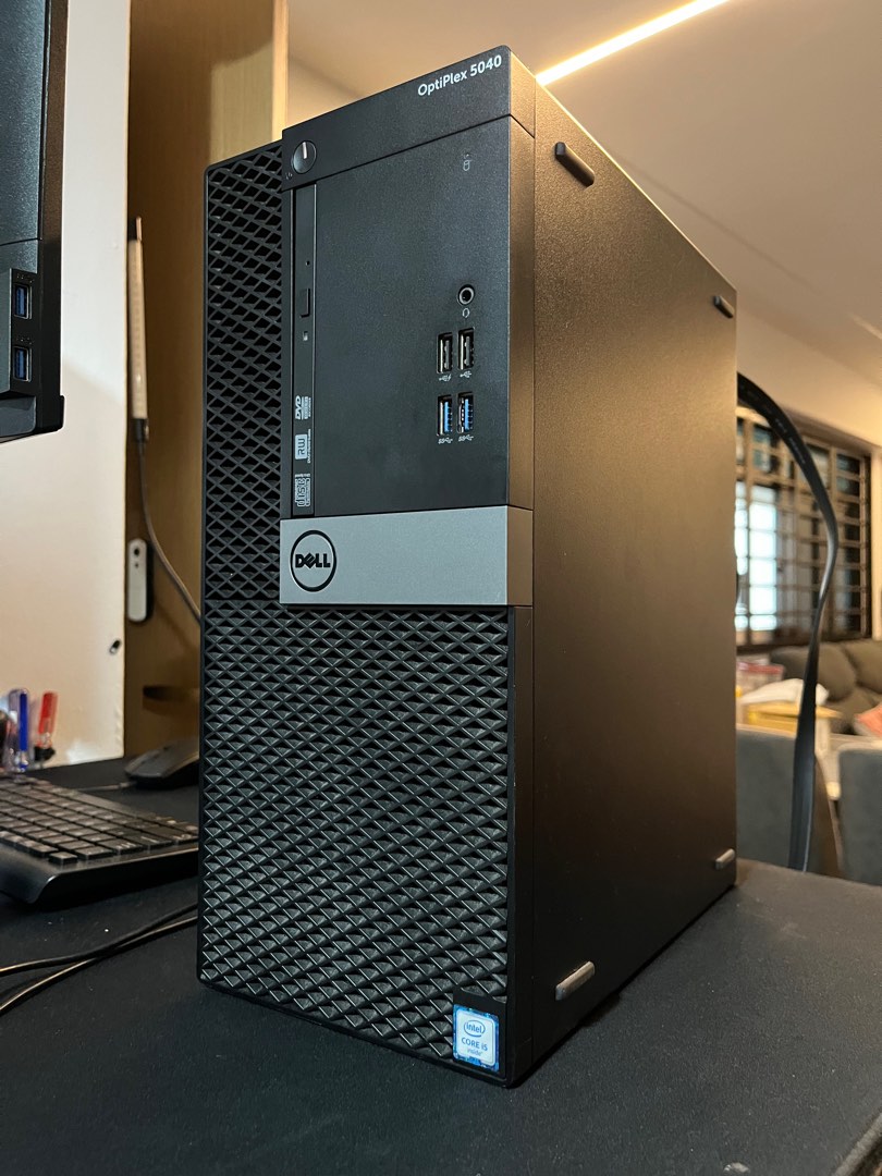 DELL Optiplex Desktop Computer PC CPU intel Processor i5 Storage NVMe M ...