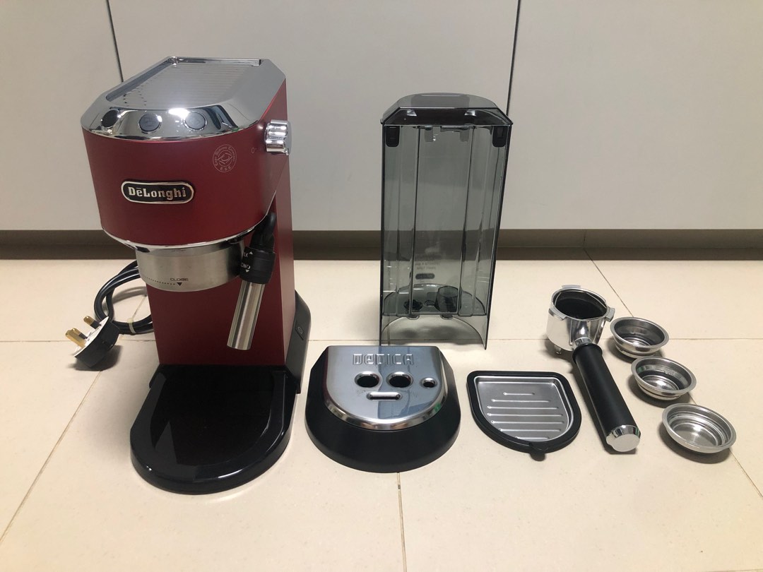 Delonghi Dedica - Scarlet Red, TV & Home Appliances, Kitchen Appliances ...