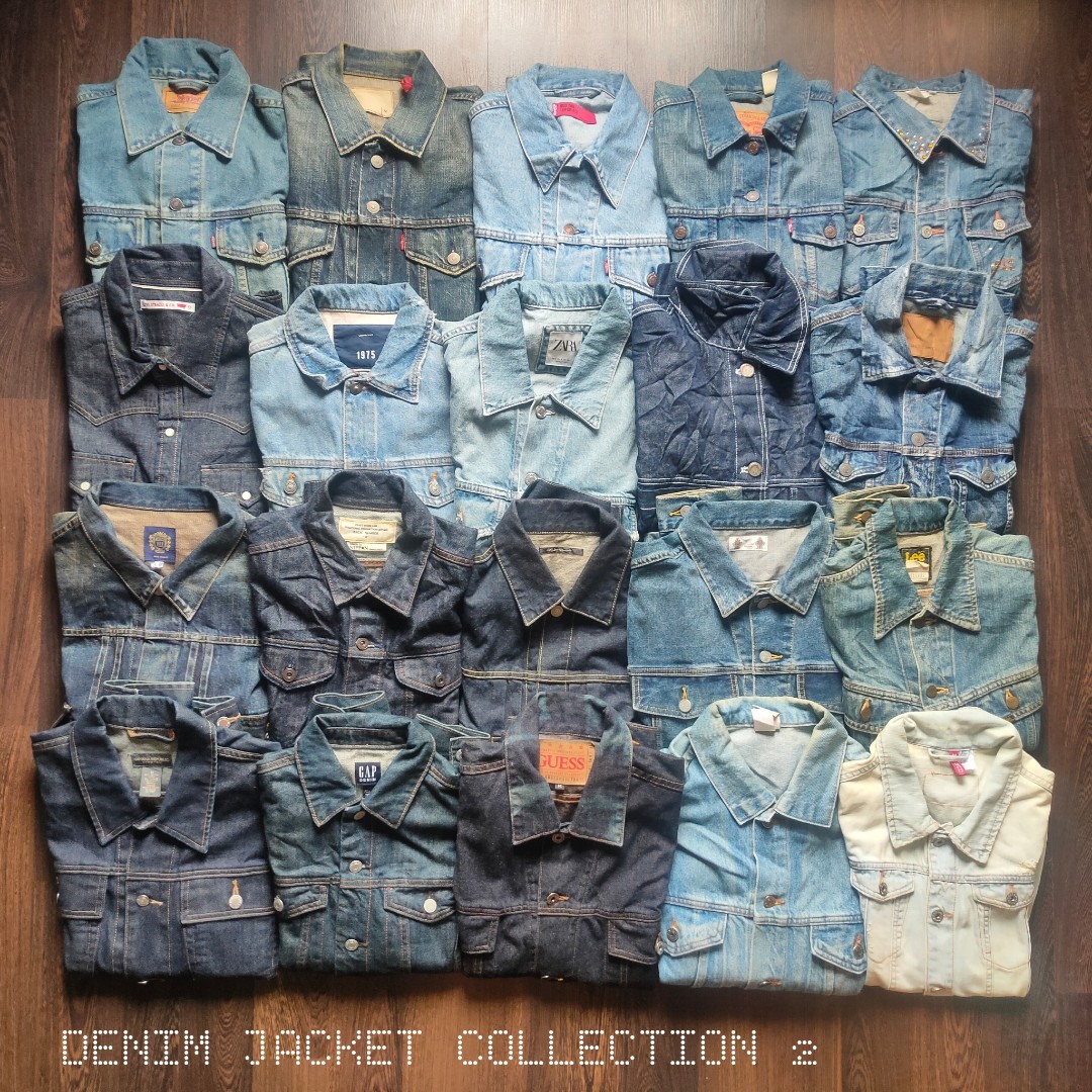 DENIM JACKET COLLECTION 2 | Vintage Luxury Signature Brands, Men's ...