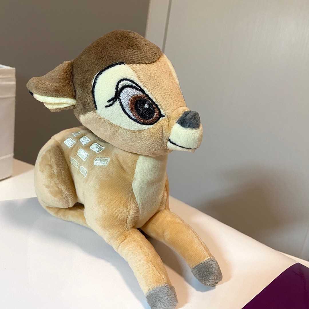 Disney Bambi Soft Toy - 100% brand new, 興趣及遊戲, 玩具 & 遊戲類 - Carousell
