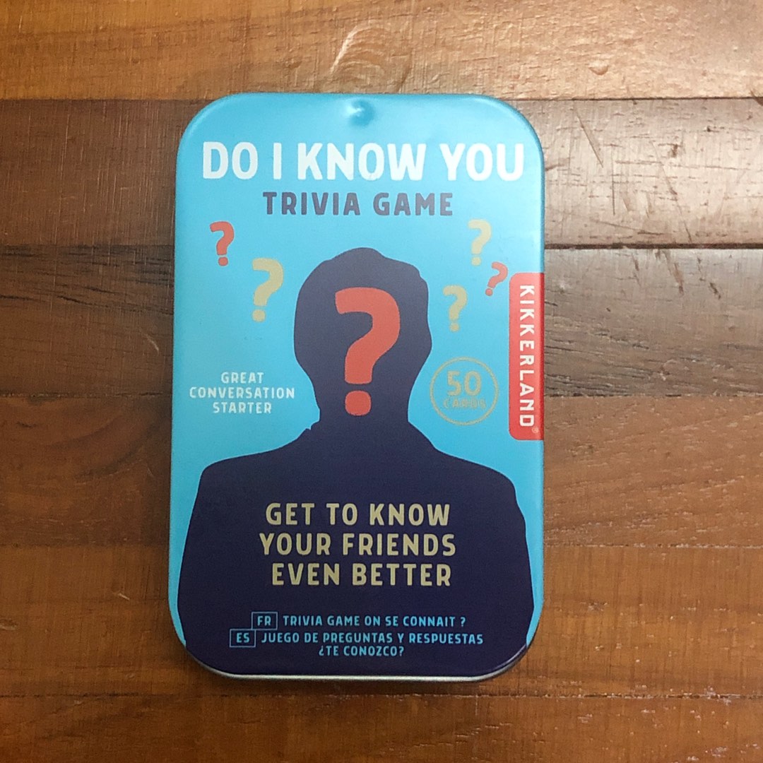 Do I Know You Trivia Game, Hobbies & Toys, Toys & Games on Carousell