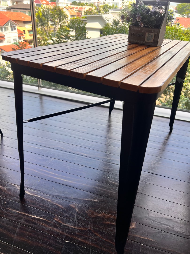 Dusty solid wood table, Furniture & Home Living, Furniture, Tables ...