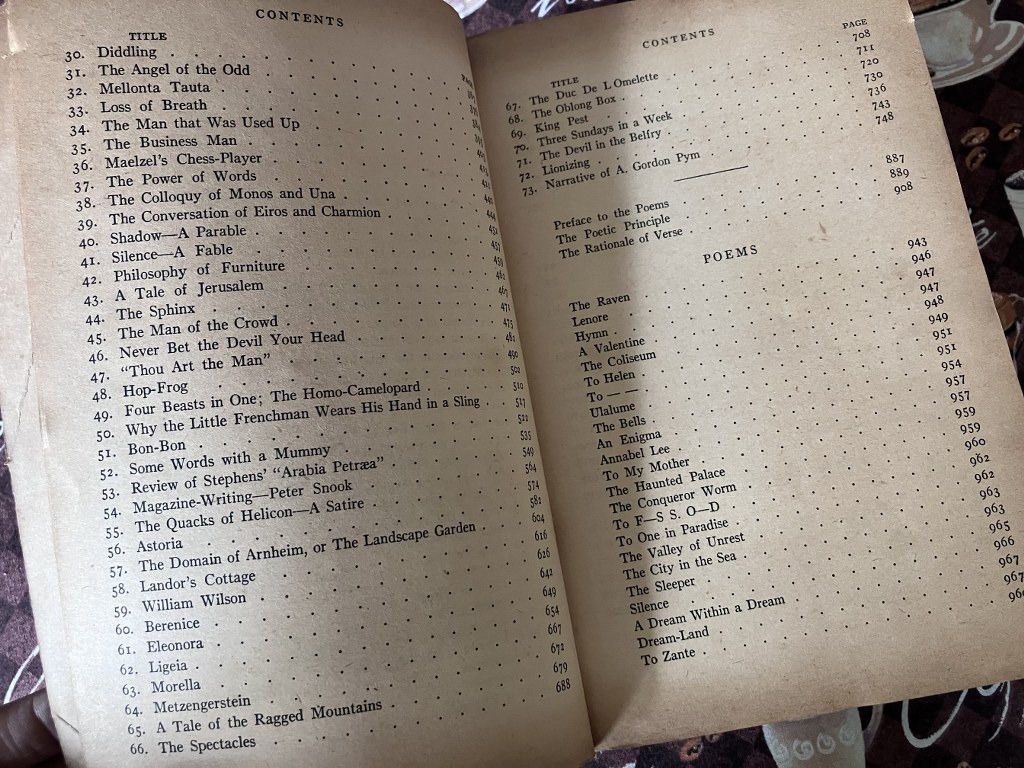 Edgar Allan Poe Complete Tales & Poems 1975, Hobbies & Toys, Books ...