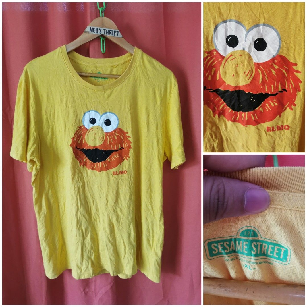 Elmo by sesame Street, Men's Fashion, Tops & Sets, Tshirts & Polo ...