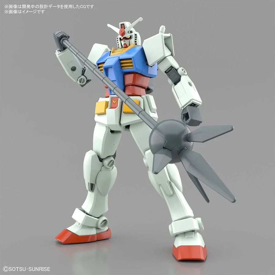 ENTRY GRADE UC RX-78-2 GUNDAM (FULL WEAPON SET), good for beginners ...