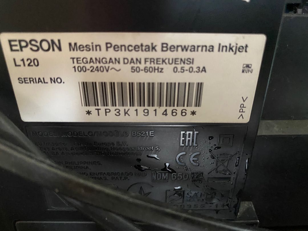 Epson L120 (for repair), Computers & Tech, Printers, Scanners & Copiers ...