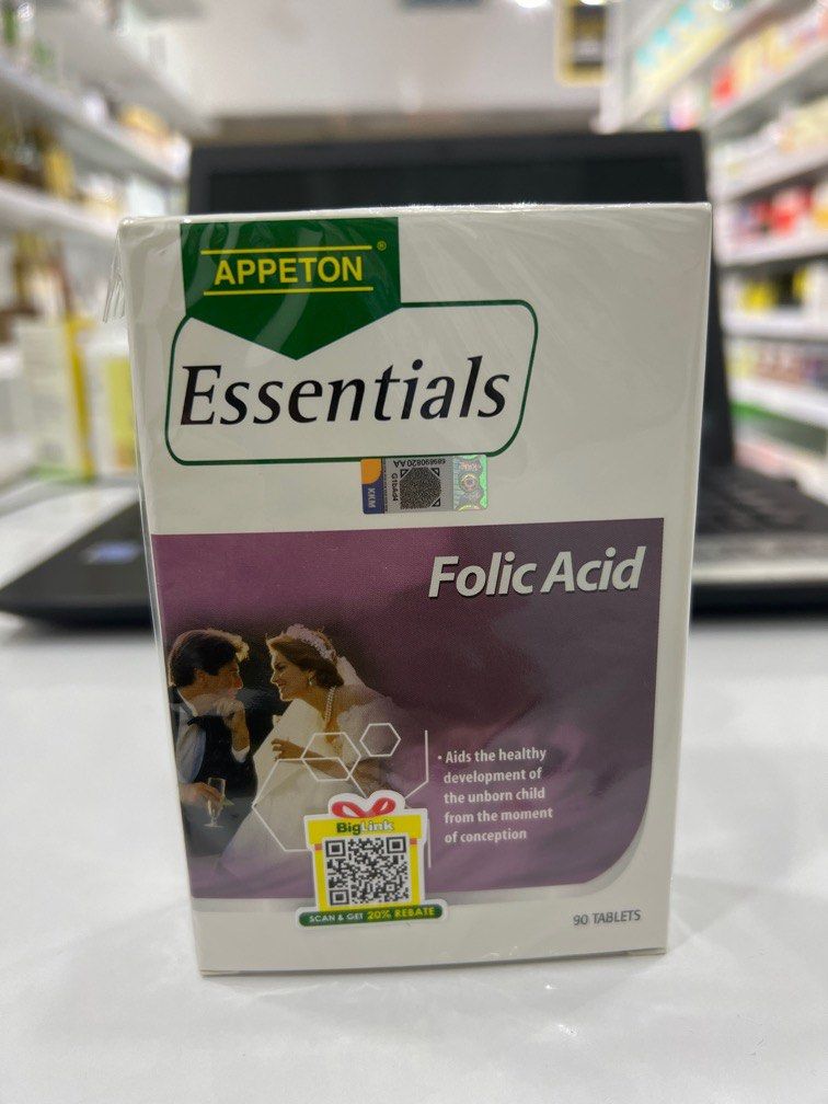 Essential Folic Acid, Health & Nutrition, Health Supplements, Vitamins ...