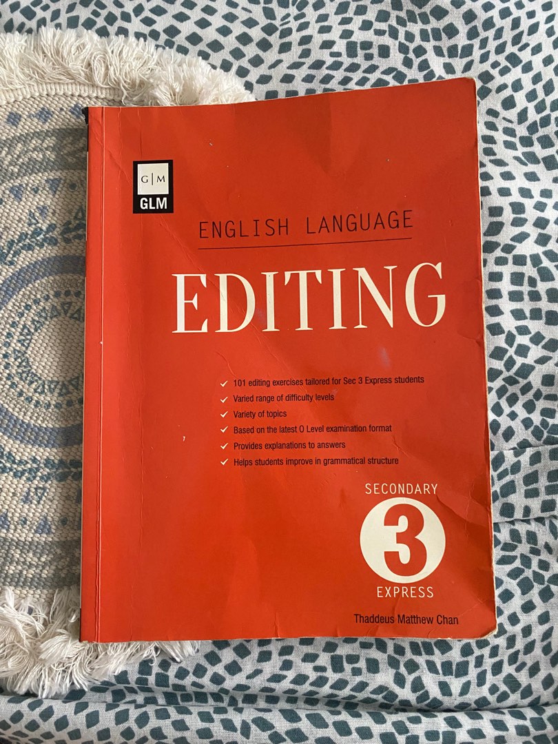 EXPRESS | English Language Editing Book Secondary 3, Hobbies & Toys ...