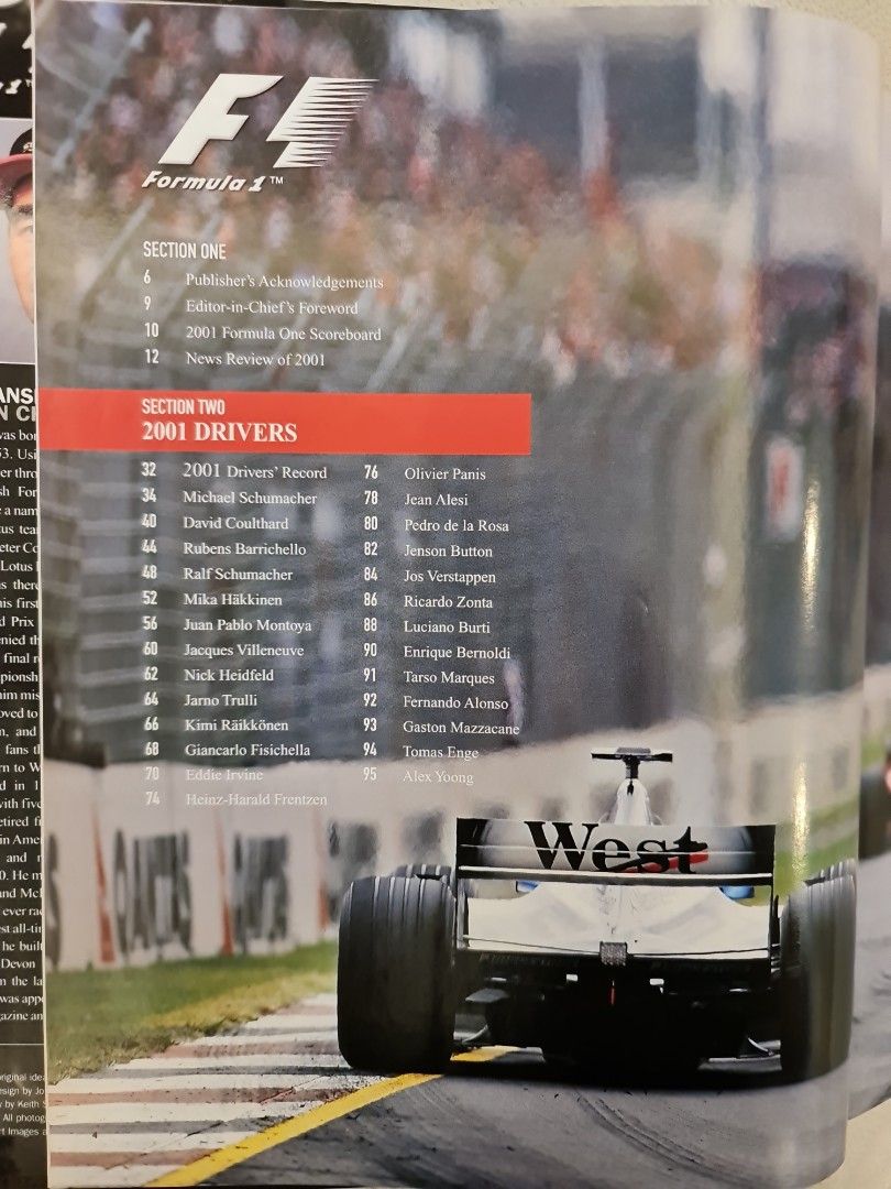 F1 Formula One Record Book, Hobbies & Toys, Books & Magazines, Fiction ...