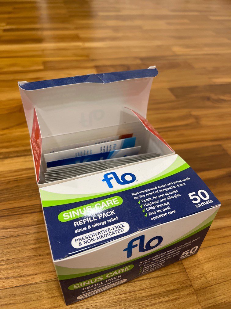 Flo sinus care refill pack, Health & Nutrition, Medical Supplies ...
