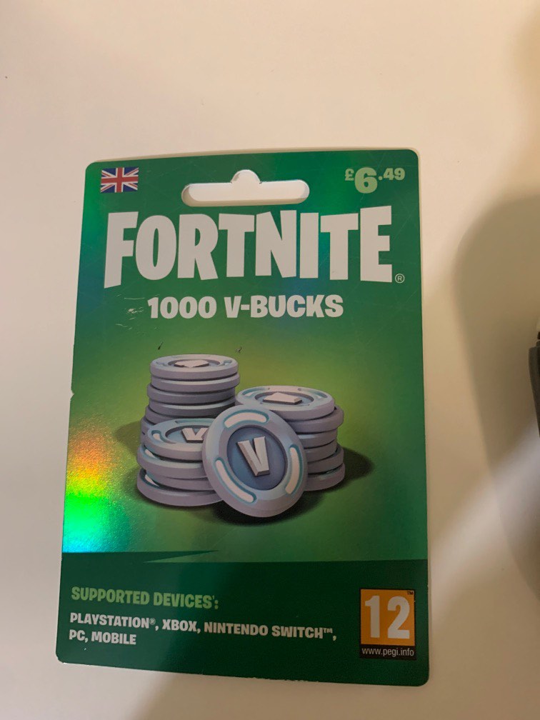 Fortnite 1000 Vbucks Gift Card Video Gaming Gaming Accessories Game Fortnite 1000 Vbucks Gift Card Video Gaming Gaming Accessories Game