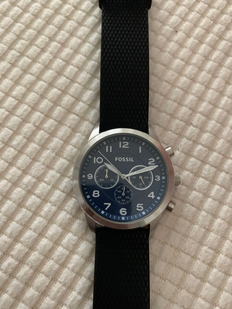 Fossil Watch Set Navy BQ2185, Luxury, Watches on Carousell