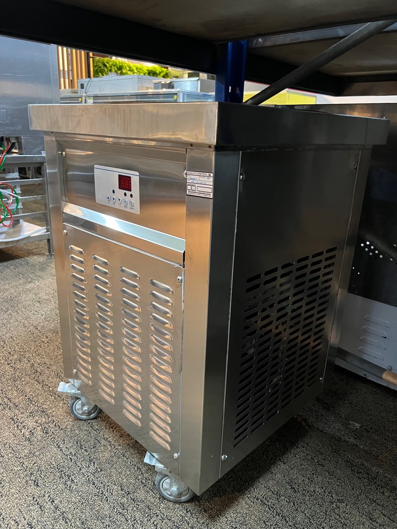 Fried Ice Cream Machine/Ice Pan Thai Fried Ice Cream Roll, TV & Home ...