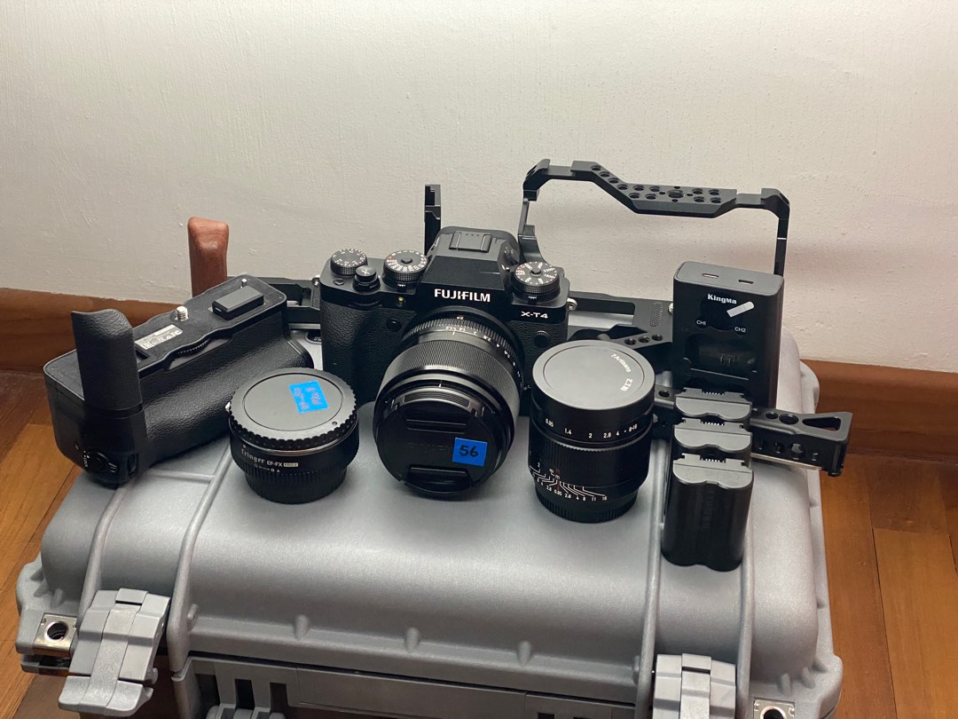 Fujifilm XT4 (Set) + XF56mm F1.2 R + Filmmaking Rig, Photography ...