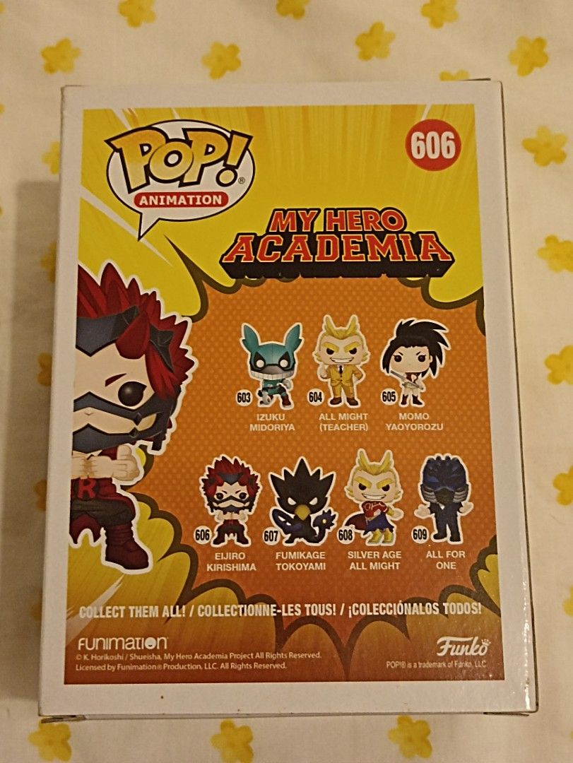 Funko Pop MHA Eijiro Kirishima, Hobbies & Toys, Toys & Games on Carousell