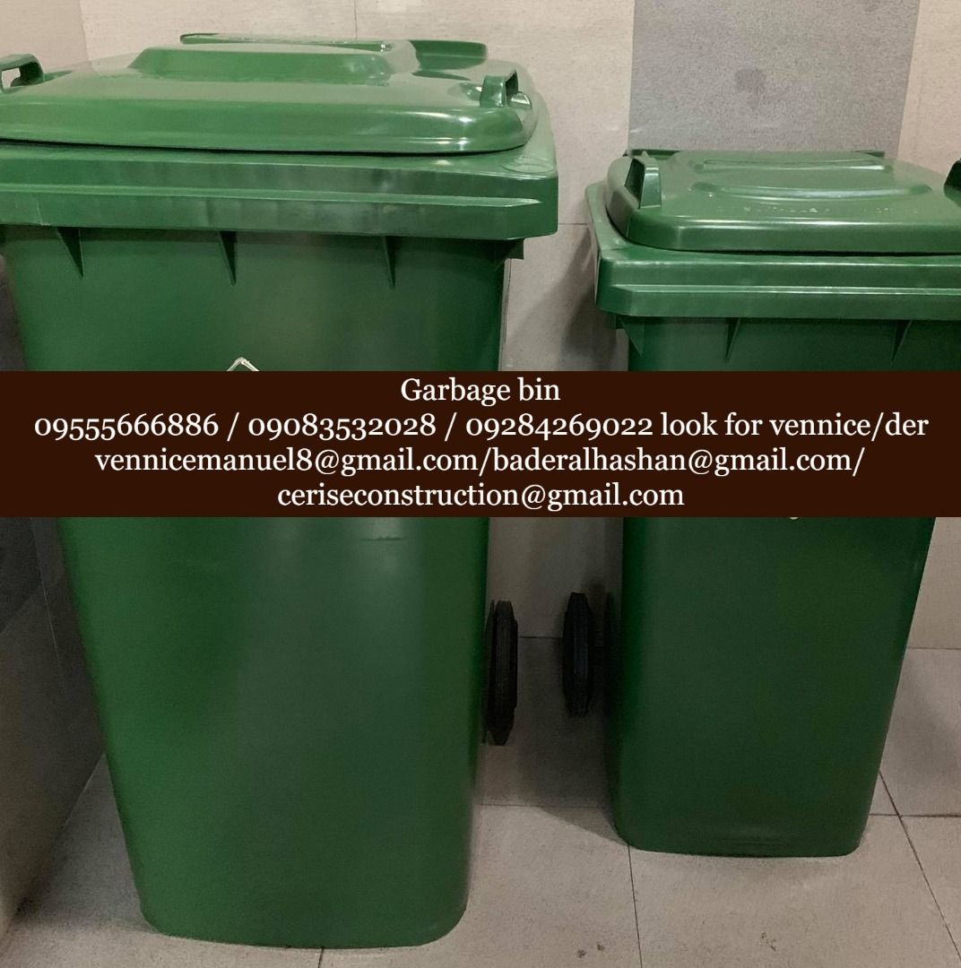 Garbage bin, Commercial & Industrial, Industrial Equipment on Carousell