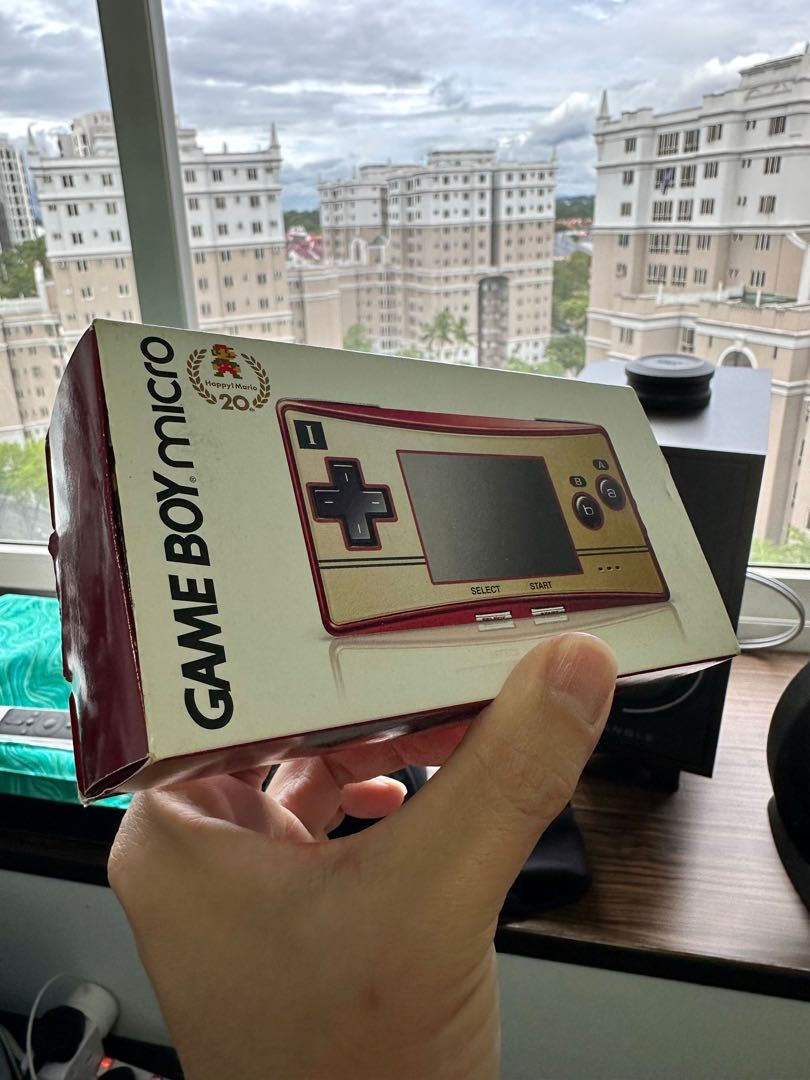 GBA Micro (Famicom 20th Anniversary) Limited Edition, Video Gaming ...