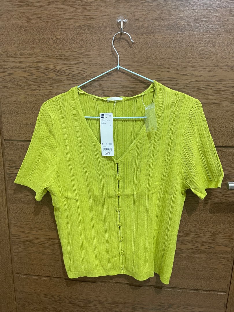 GU KNITTED TOP, Women's Fashion, Tops, Blouses on Carousell
