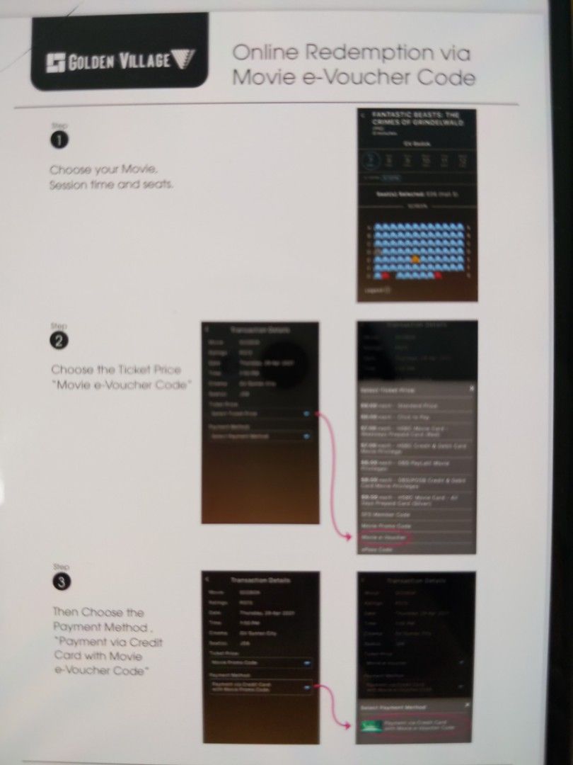 GV e-voucher codes * 2, Tickets & Vouchers, Vouchers on Carousell