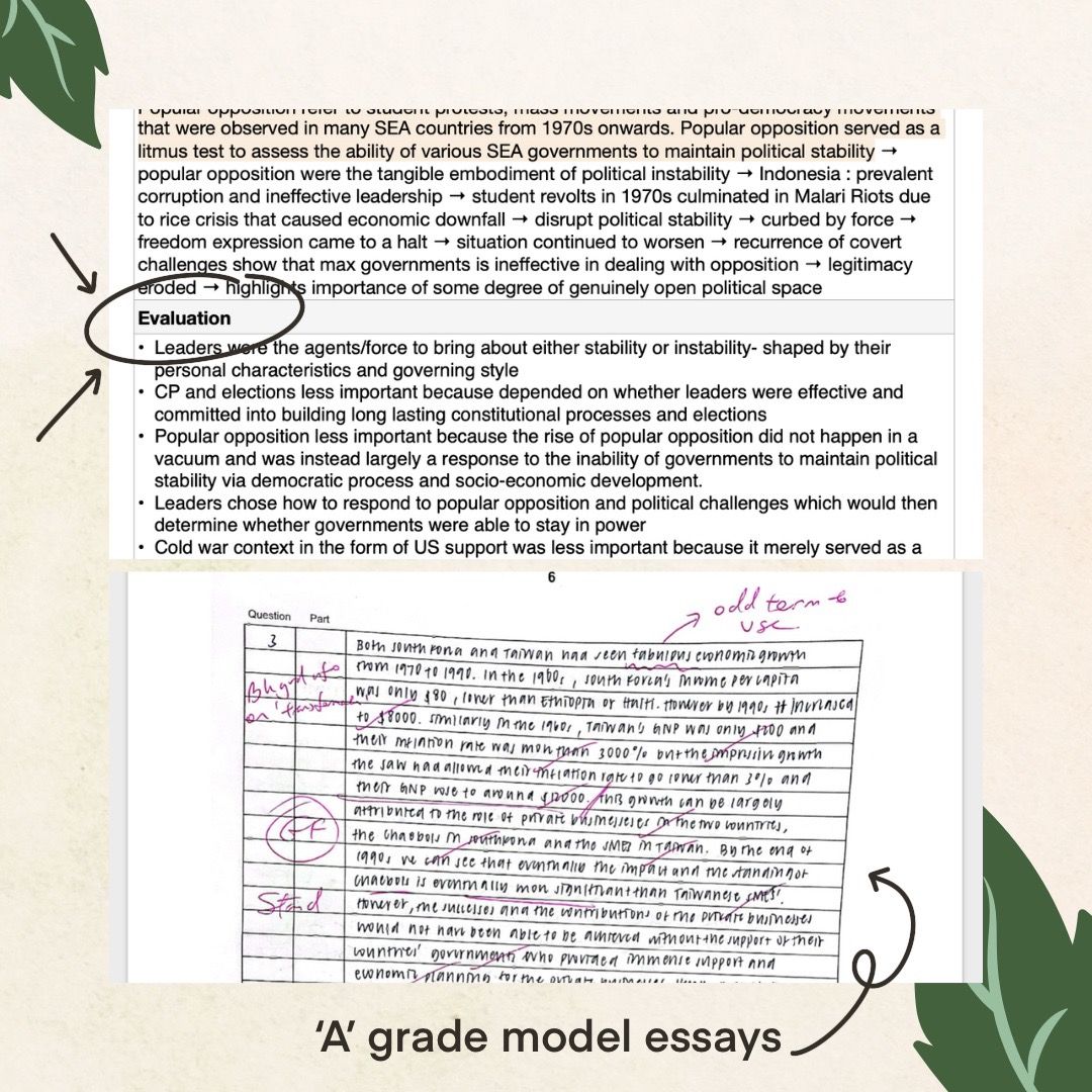 H2 History Notes and Essay Structures, Hobbies & Toys, Books ...