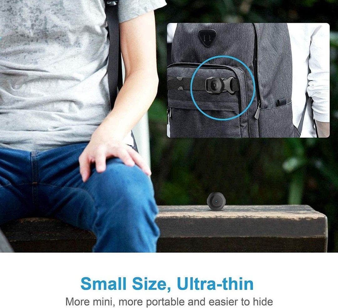 HiCam H6 Spycam, Mini Camera Sports DV,Portable Magnetic Handheld Night ...