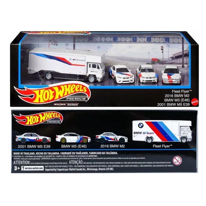 Hot Wheels BMW M Series Premium Collector Garage Boxset Diorama Car ...