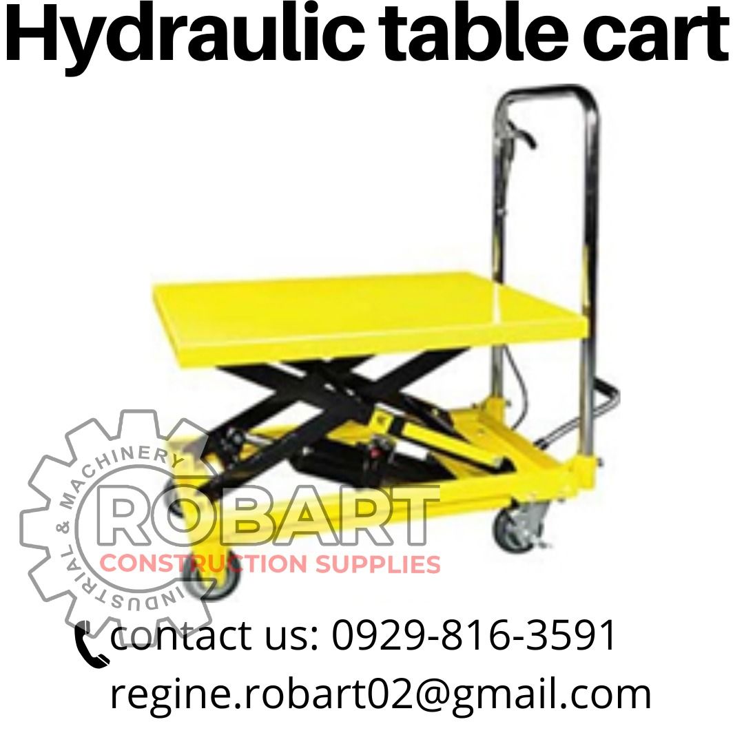 Hydraulic table cart, Commercial & Industrial, Construction Tools ...