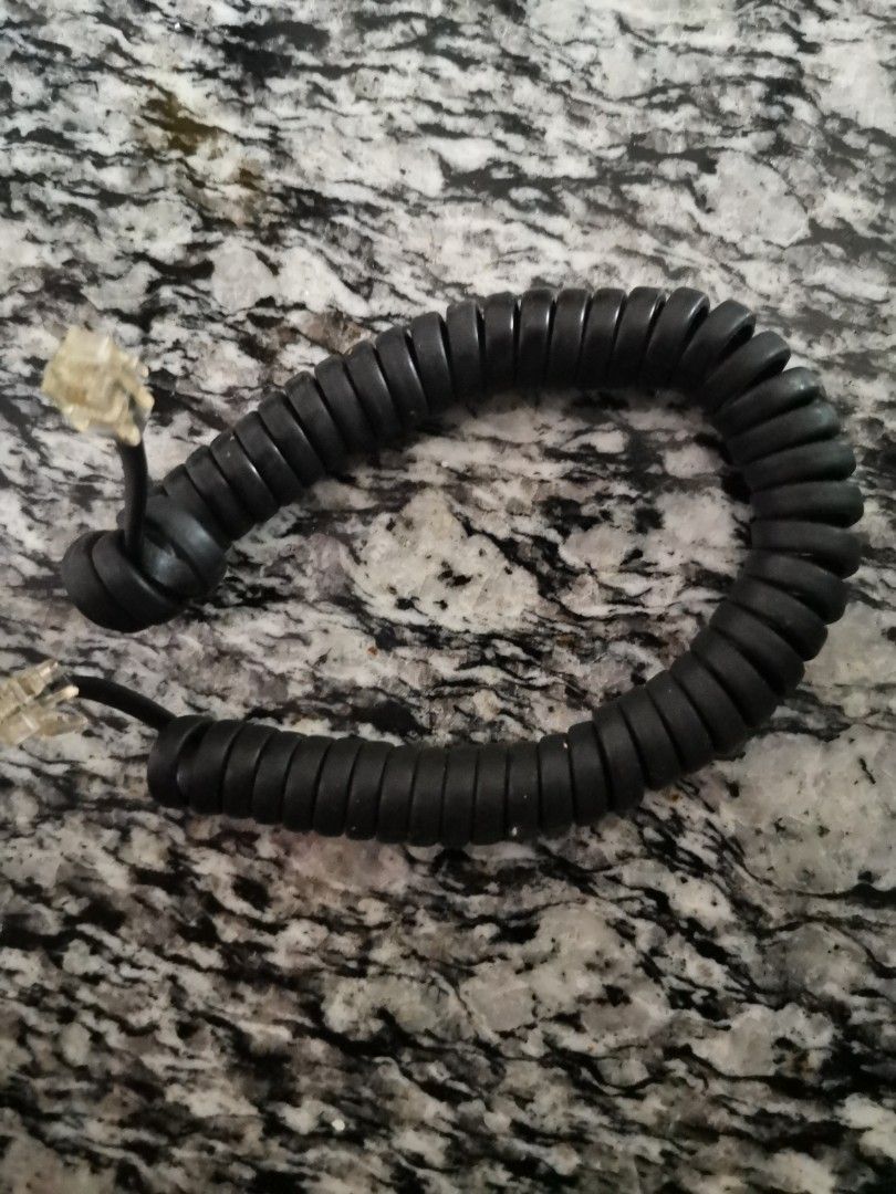 ICT related : Free 1 unit of good condition cord wire for phone set ...