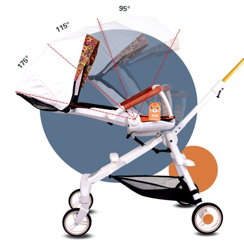 [iDS] Kid Stroller Reversible Dual Facing Reclinable Seat Foldable ...