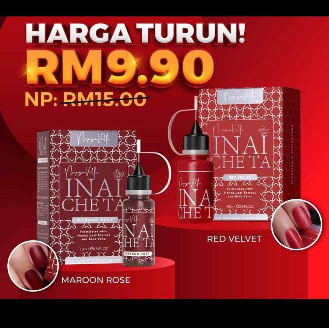 Inai Che Ta Viral, Beauty & Personal Care, Hands & Nails on Carousell