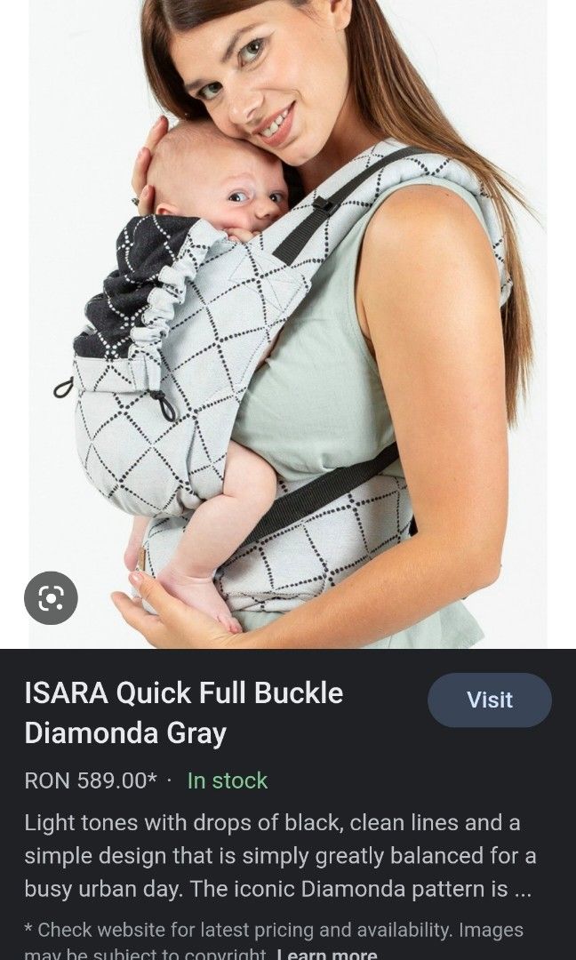 ISARA Baby Full WC carrier, Babies & Kids, Going Out, Carriers & Slings ...