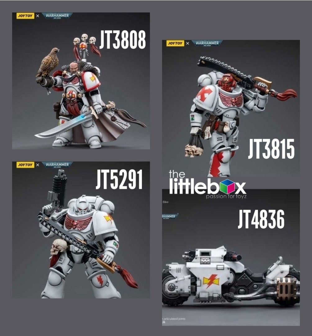 Joytoys Warhammer 1/18 JT3808 White Scar Captain Kor Sarro Khan JT5291 ...