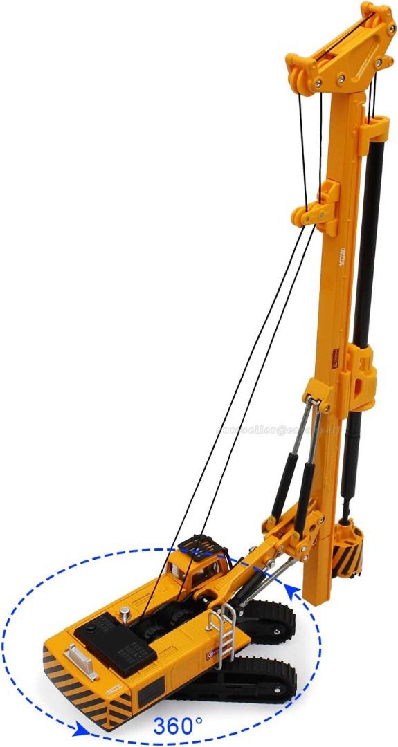 KDW HYDRAULIC ROTARY DRILLING RIG MACHINE DIECAST METAL COLLECTION ...