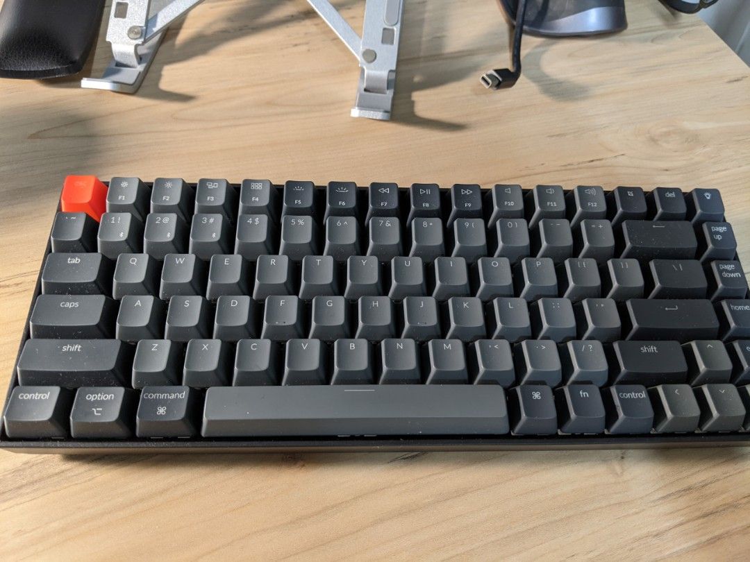 Keychron K2 V2 white backlight red switch, Computers & Tech, Parts ...