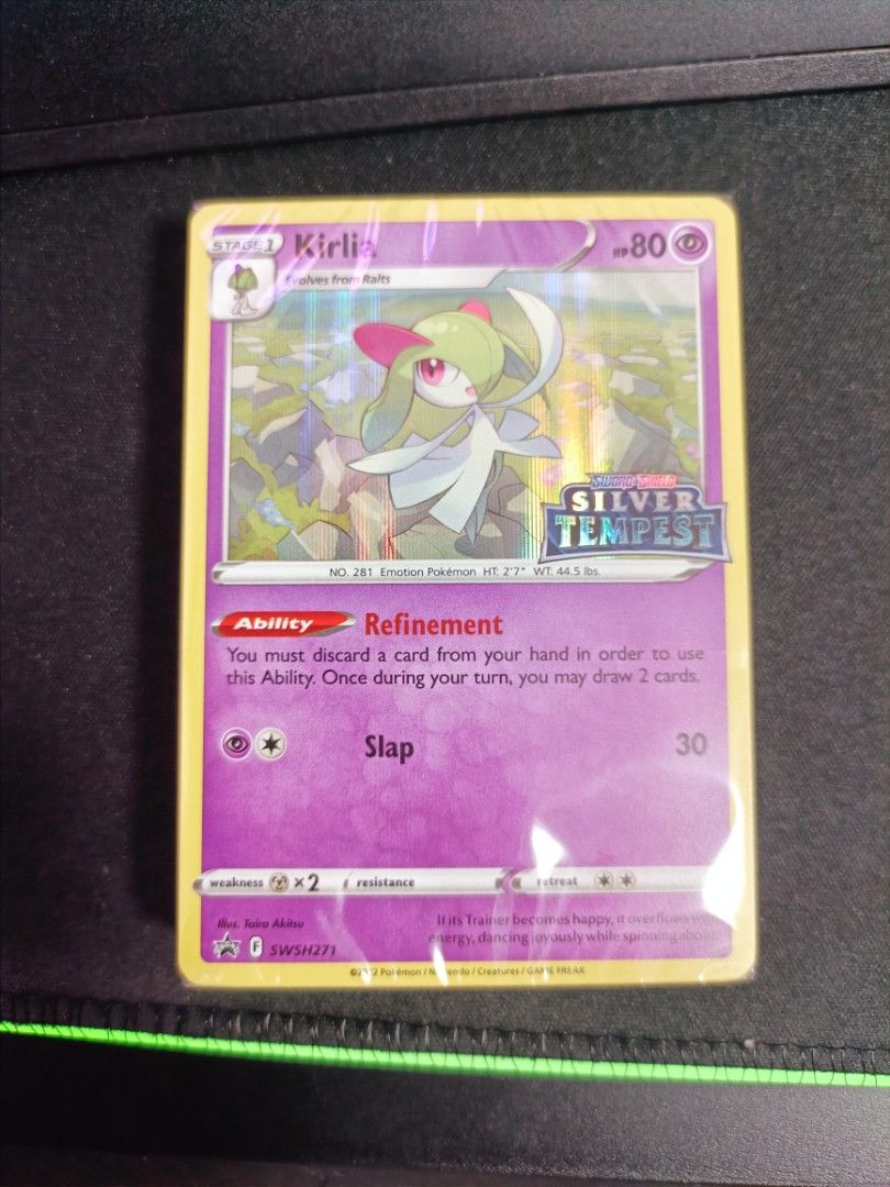 Kirlia Build and Battle Promo (Sealed) - Pokemon TCG Silver Tempest ...