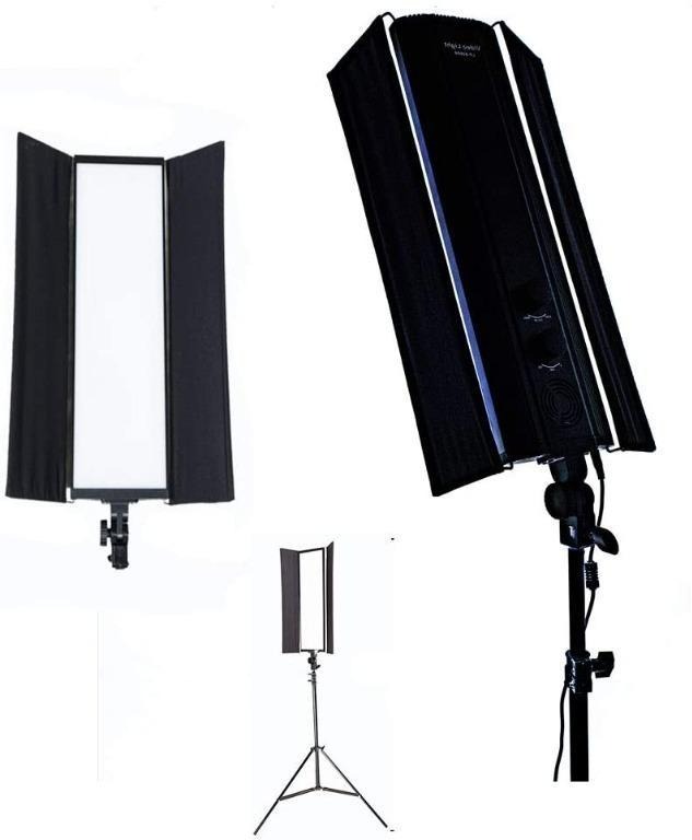 LED Video Light, Dimmable Bi-color LED Panel 60W 3000K-5800K for SLR ...