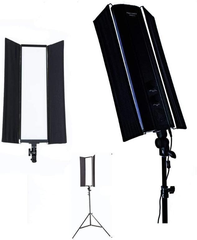 LED Video Light, Dimmable Bi-color LED Panel 60W 3000K-5800K for SLR ...